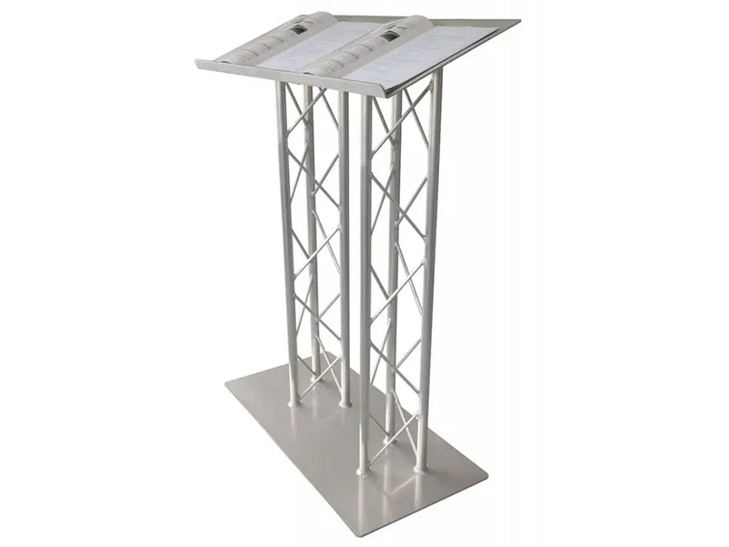 OPTI Trilite Double Tri-Truss Lectern - Presentation Media