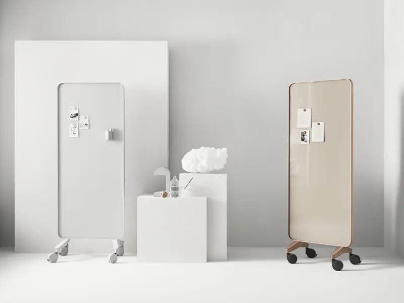 Lintex Frame Mobile Double-Sided Glassboard - Presentation Media